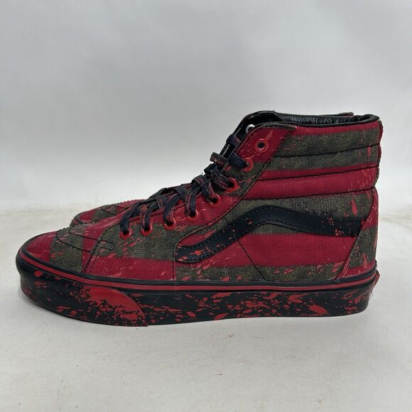 Vans | Shoes | Vans X House Of Terror Sk8 Hi Nightmare On Elm Street ...